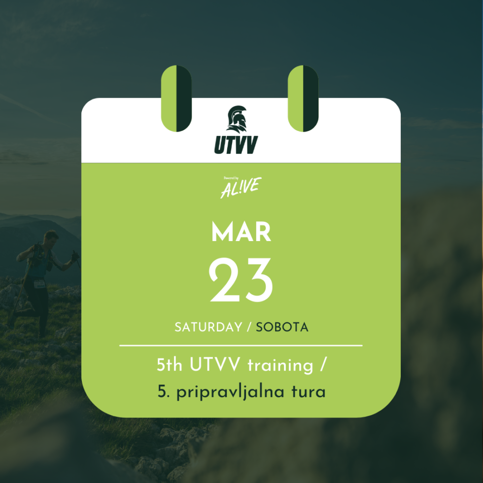 5. UTVV AL!VE pripravljalna tura - Ultra Trail Vipava Valley - Slovenia